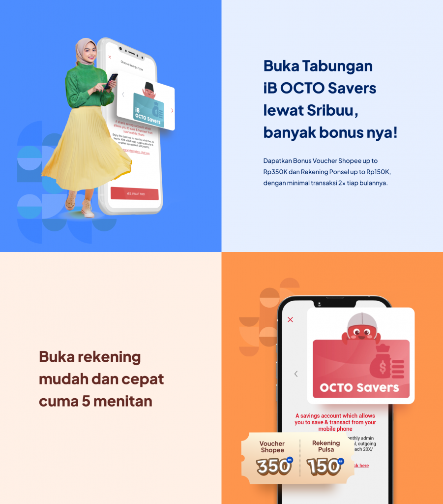 CIMB Octo Savers - Sribuu | Aplikasi Catat Keuangan