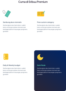 Sribuu Premium - Sribuu | Aplikasi Catat Keuangan